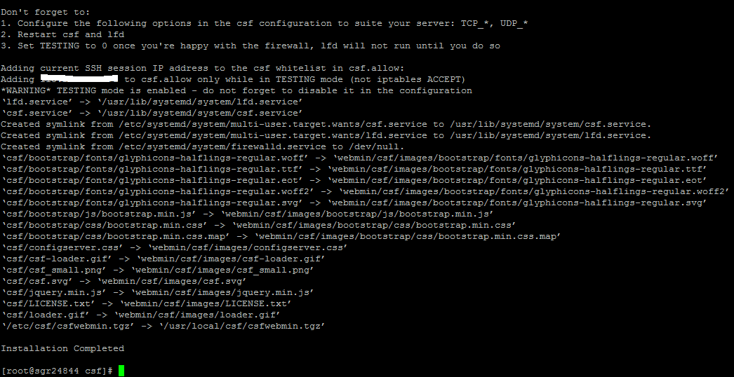 How to Install and Configure CSF (Config Server Firewall) - Tutorial Server and Web Hosting